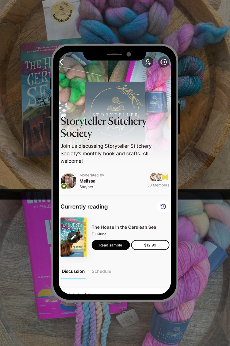 Join the Storyteller Stitchery Society - Book-Inspired Yarn, Fiber & Embroidery Club