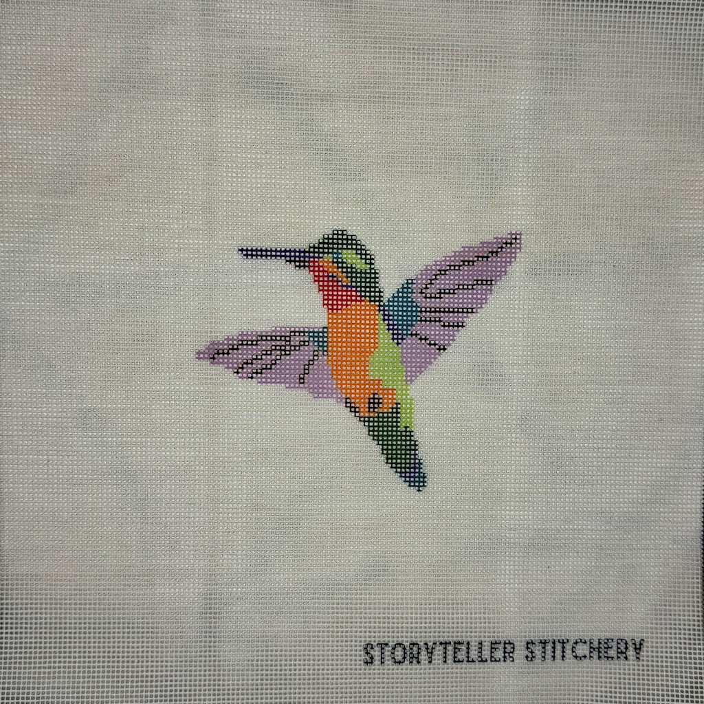 Hummingbird Needlepoint Canvas (Canvas Only) | Small Southwest Design ...