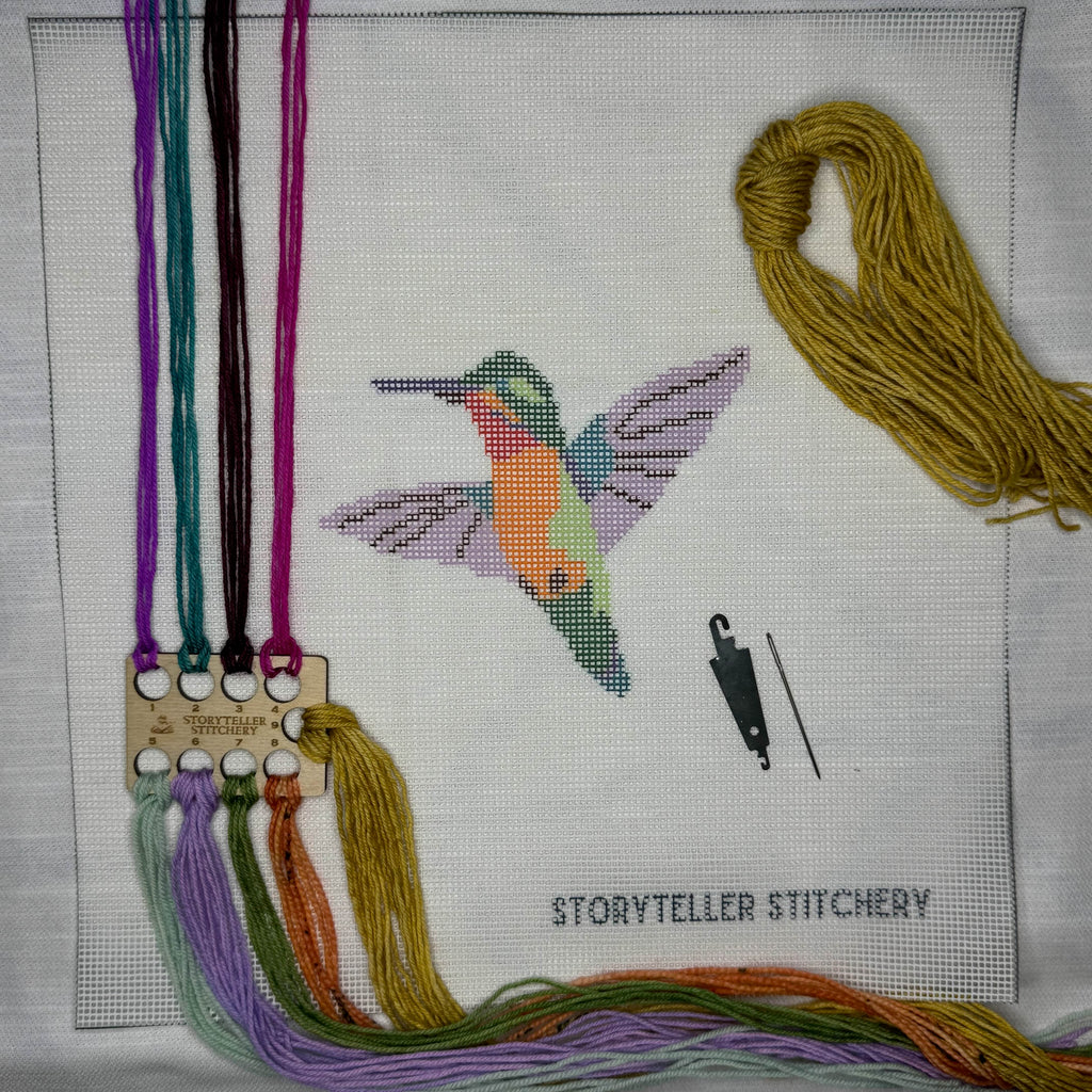 Hummingbird Needlepoint Kit | Small Southwest Design – Storyteller ...