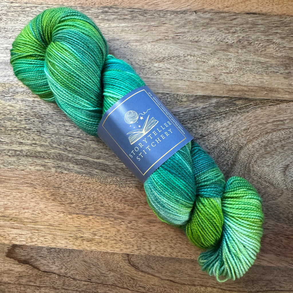 Nessie Yarn hand dyed yarn (Water Mythology) – Storyteller Stitchery